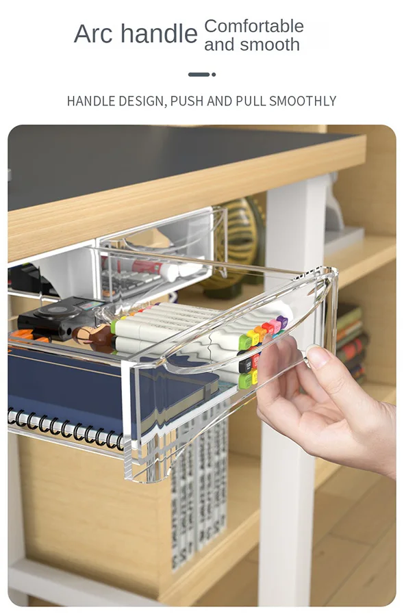 Invisible Drawer Under The Office Desk Without Punching Holes Large ...