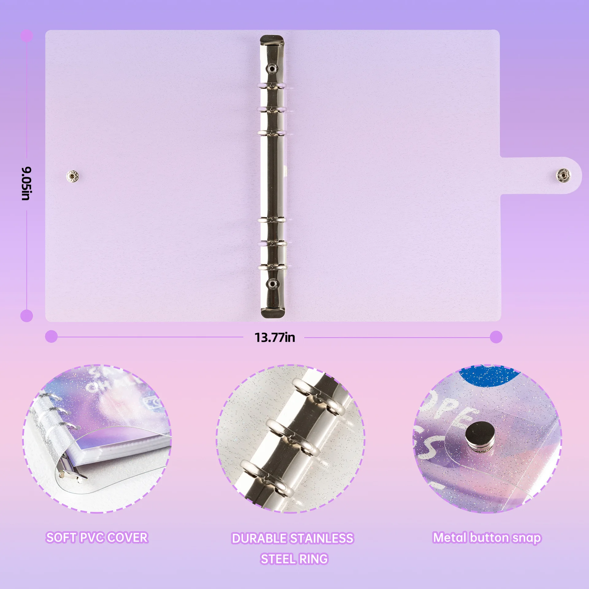 100 Envelope Cash Savings Challenge Pvc Budget Planner Binder Dazzling ...