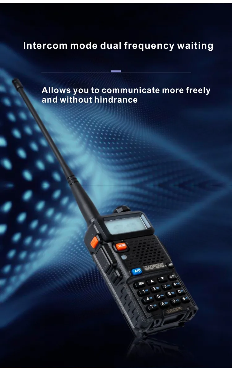 Uv-5r Dual Band Ham Handheld Radio 5w 8w Uhf Vhf Radio Long Range ...