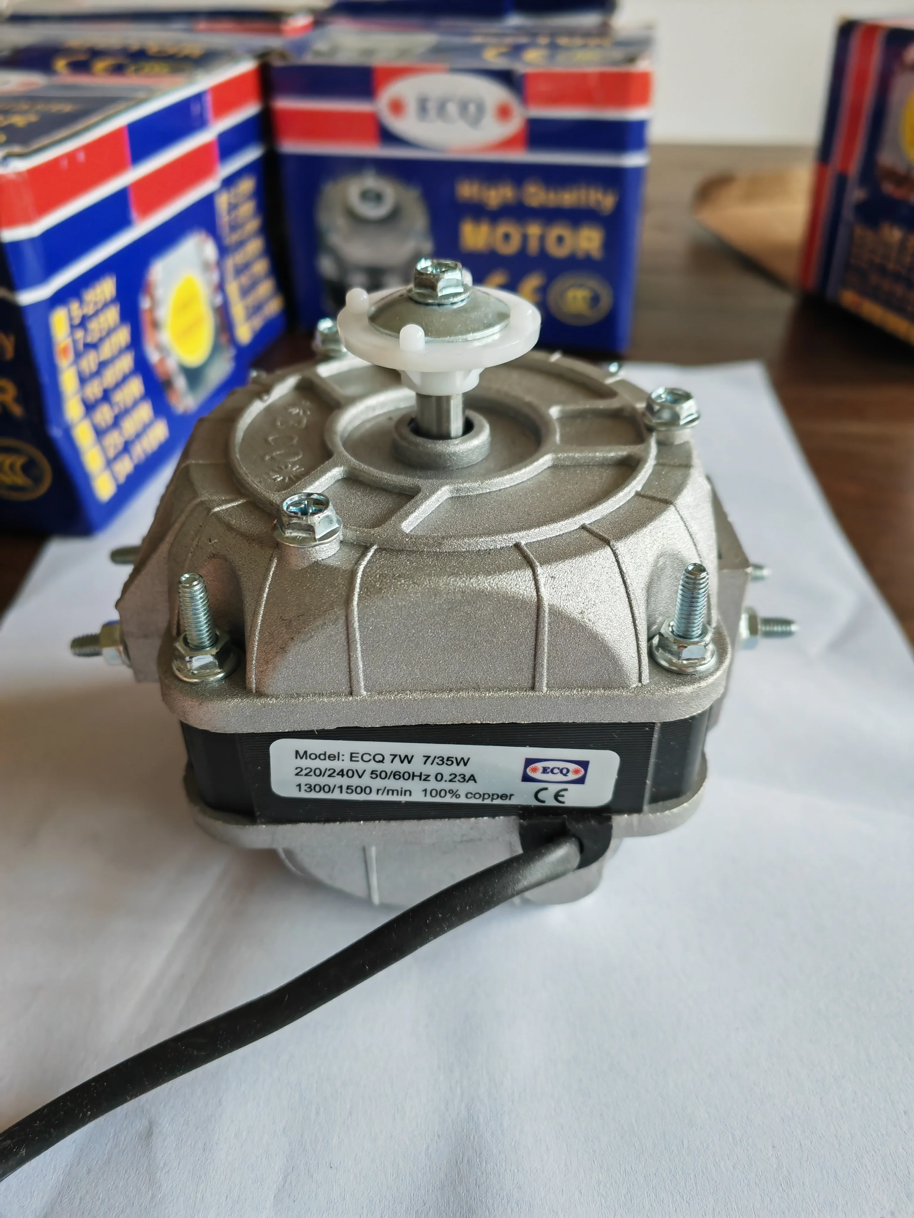 35W ECQ AC Shaded Pole Square Fan Motor for Evaporative Coolers
