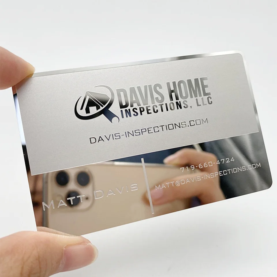 Custom Vip Card Frosted Gold Luxury Metal Business Cards for Laser ...