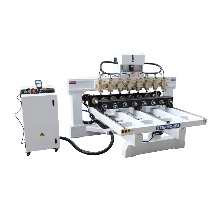 Multi Spindles 8 Heads Rotary 4axis 3d Cnc Machine Wood Carving ...