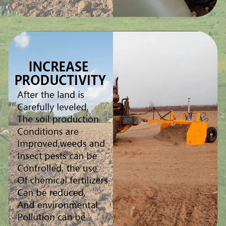 Agriculture Soil Preparation And Land Leveling Machine Laser Land ...