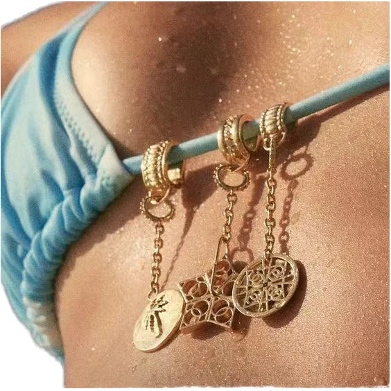 Hot Selling Children's Stainless Steel Bikini Pendant Crystal Starfish ...