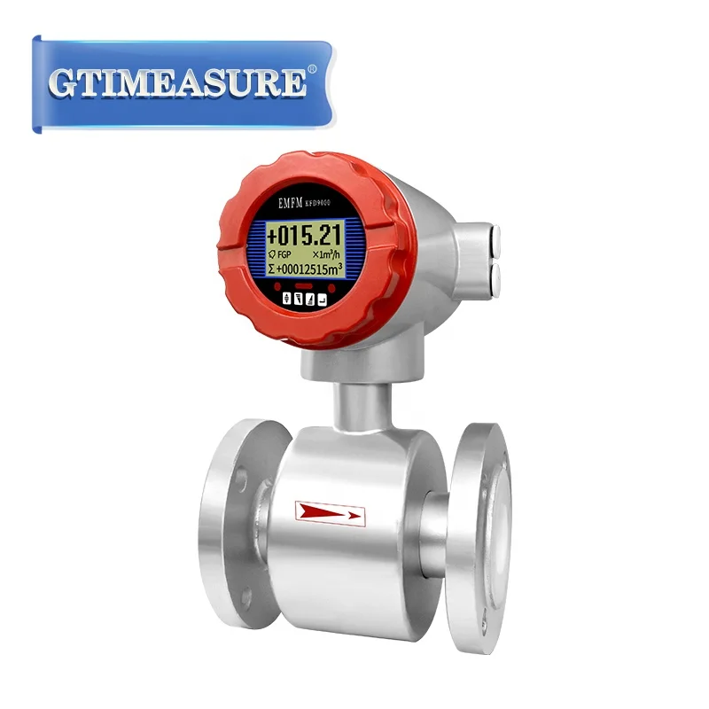 RS485 Modubus High Accuracy Electromagnetic Flow Meter Water Flow Meter ...