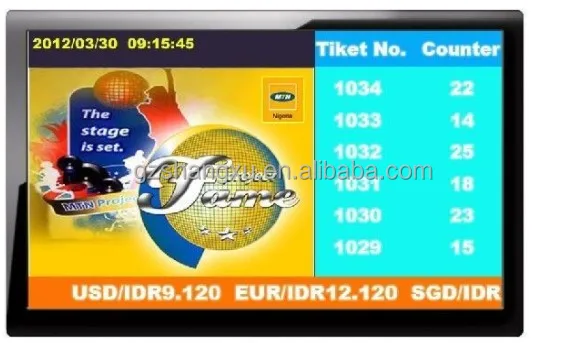 Bank/hospital/clinic Waiting Room Queue Management System Token Number ...