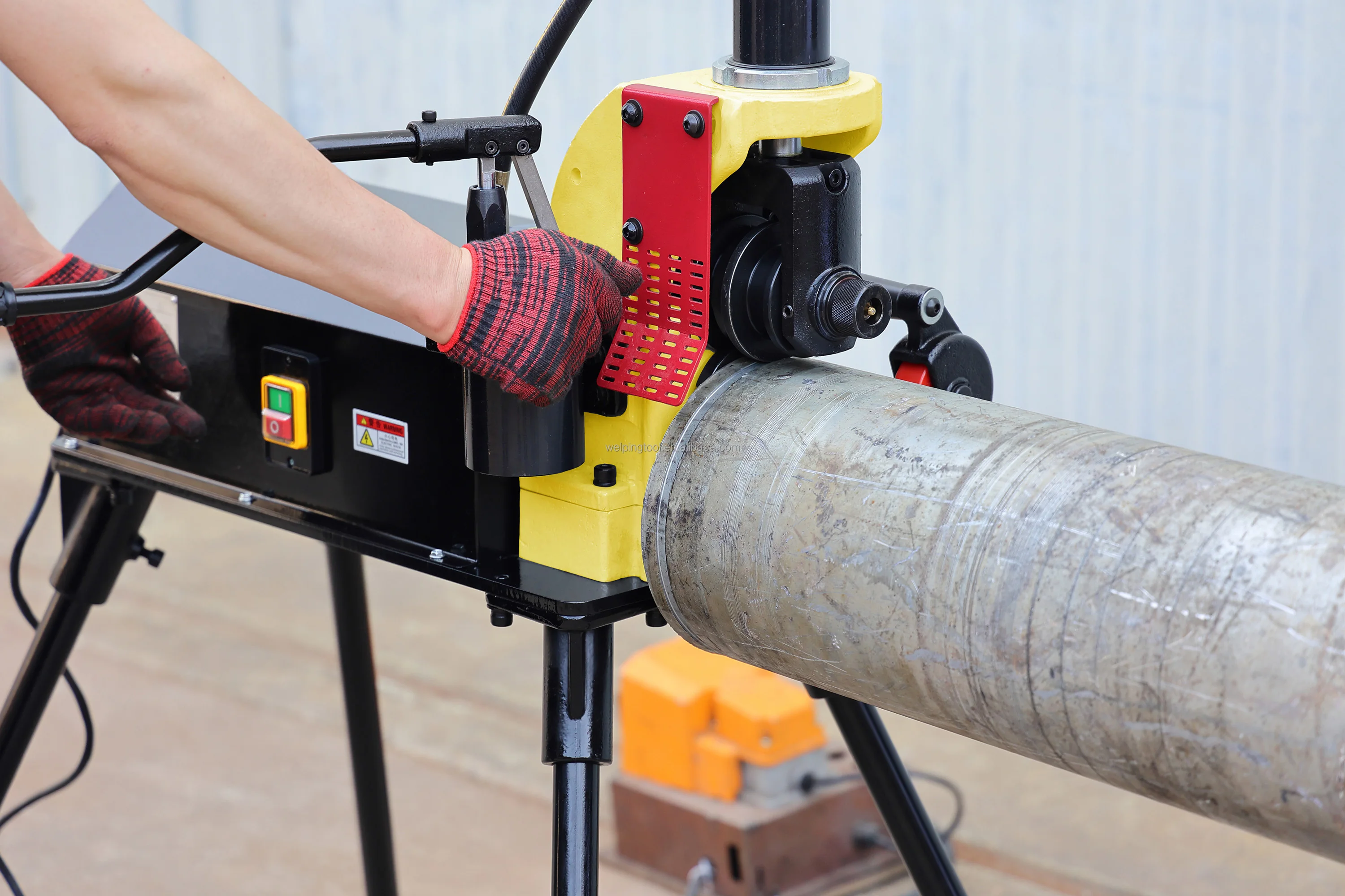 Heavy Duty Pipe Grooving Machine, Roll Grooving Steel Tube/pipe 60mm ...