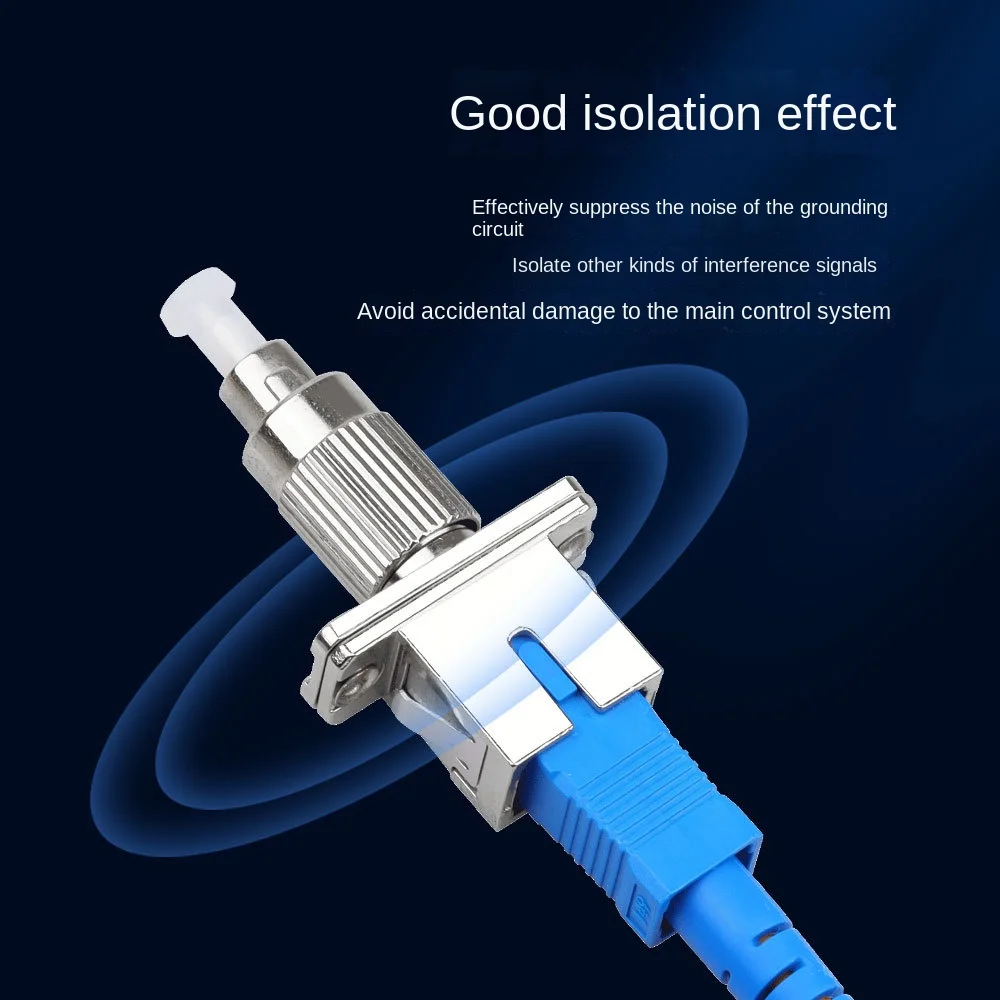 Fc-sc Flange Coupler Fiber Adapter Fc/apc Female To Sc/upc Male Fiber ...