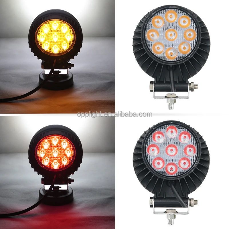 4.5 Inch Multi-functional Dual Color Led Working Light 27w Emitting ...
