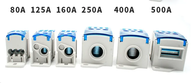 Din Rail Ukk Terminal Distribution Box One In Multi Out Single Pole ...