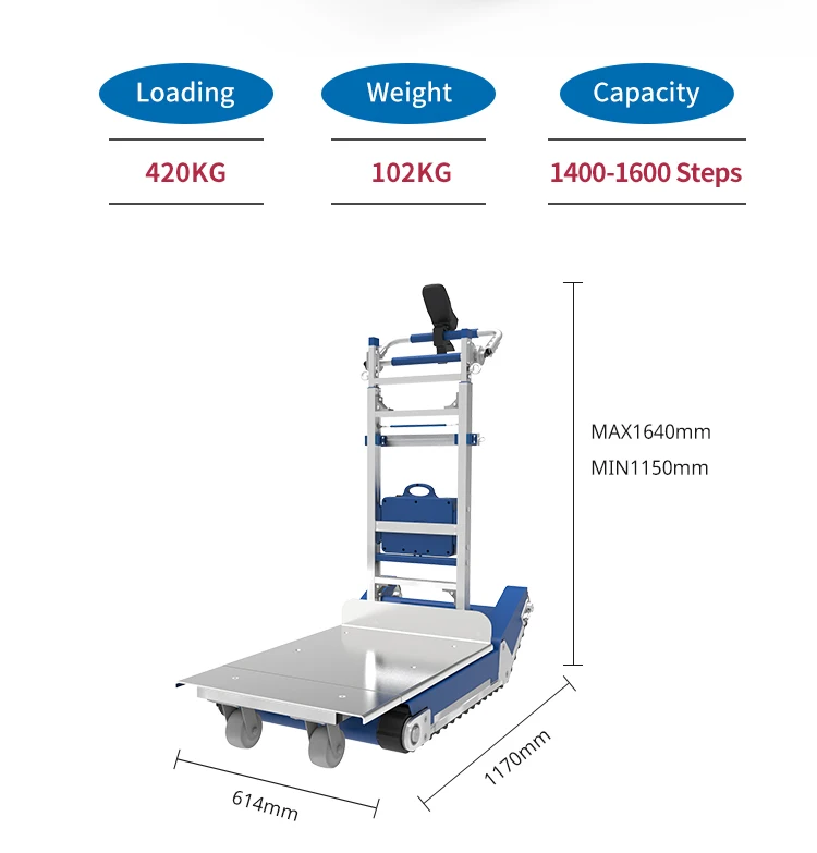 Heavyduty Stair Climber Xsto Powered Hand Truck Heavy Load Crawler ...
