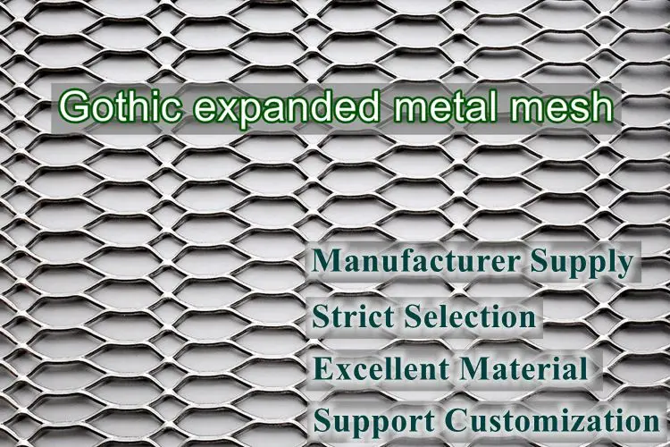 Expanded Metal Mesh Dutch Weave Perforated Steel Aluminum Wire ...