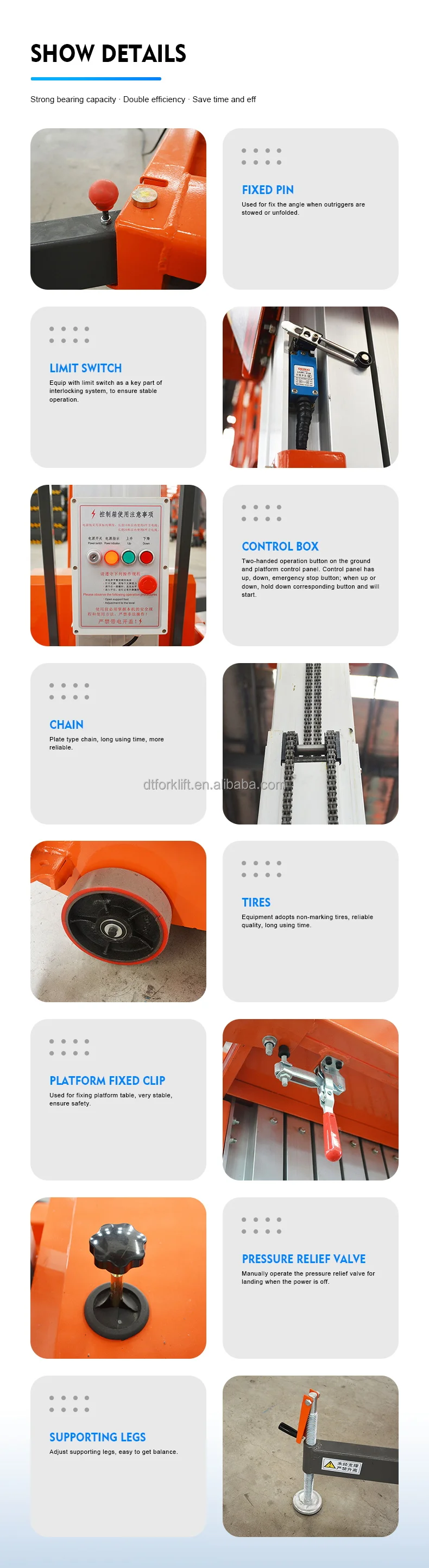 Single Mast Aluminum Alloy Electric Aluminum Platform 6m 8m 9m 10m ...