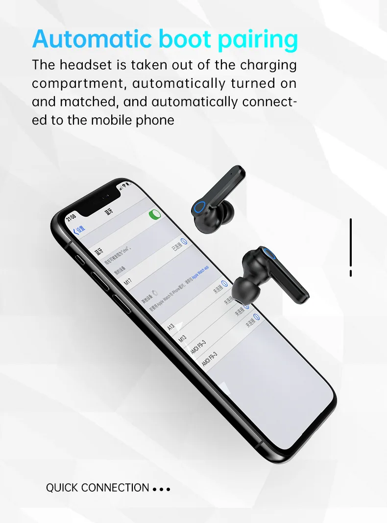 M19 Earbuds - Intelligent TWS Earphones with Touch Control