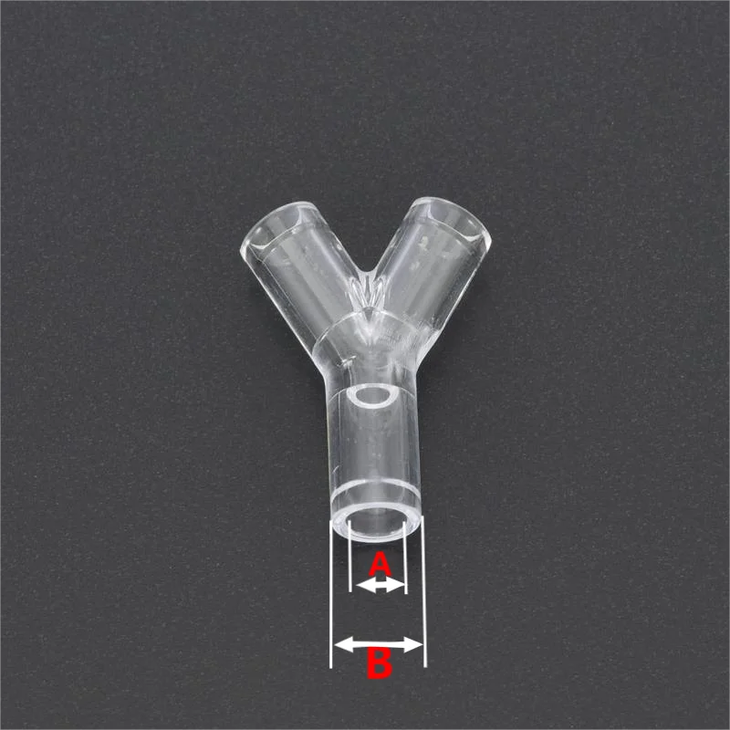 High Quality Y Shape Tee Four-Way Plastic Pipe Connector Various Sizes ...