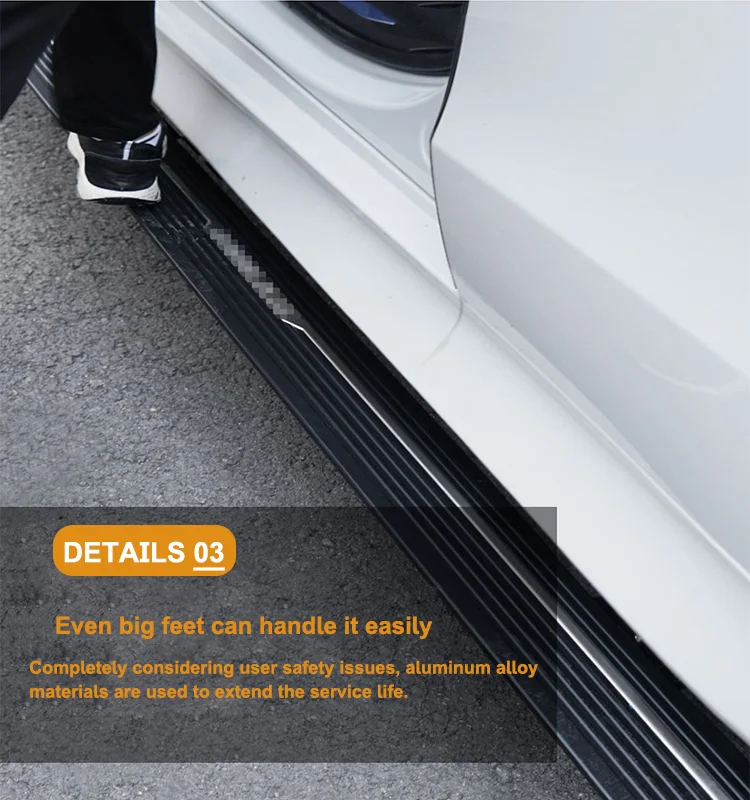 Aluminum Alloy Retractable Power Board Steps Side Step Electronic Power ...