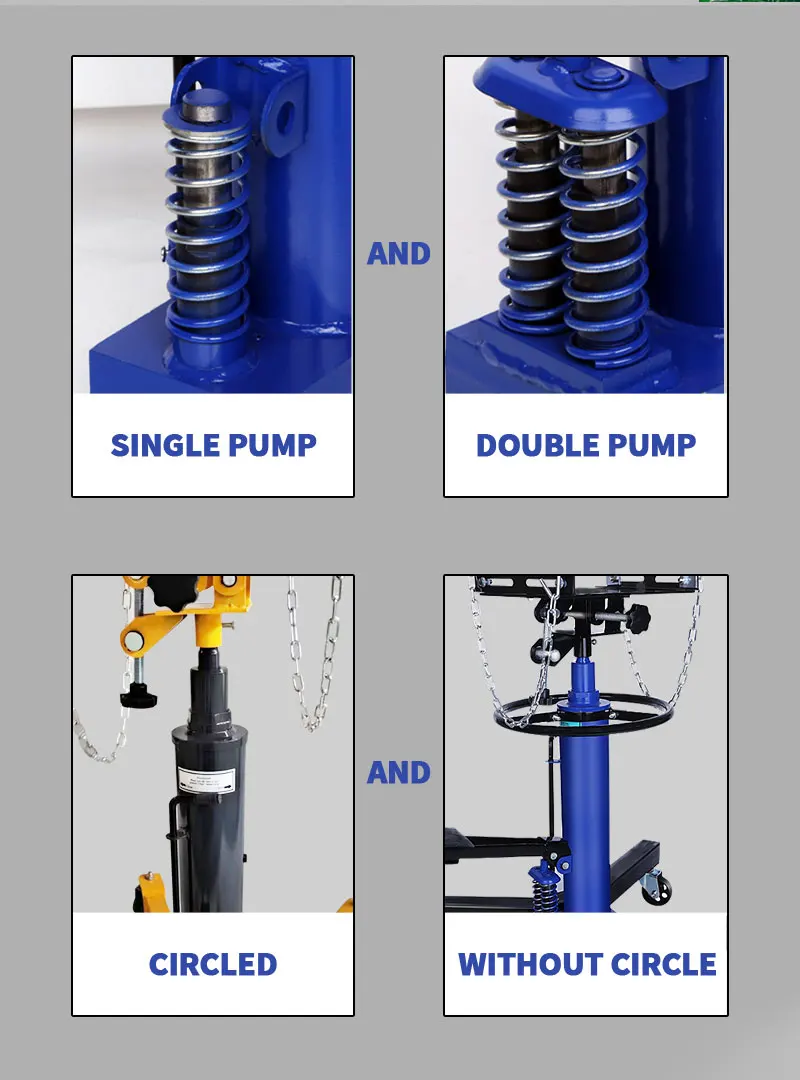 Heavy Duty Easy Operate 0.5Ton 500KG Manual Hydraulic Telescopic Truck ...