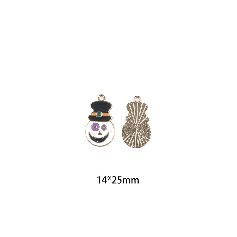 100pcs Halloween Mummy Grimace Alloy Charms Pendants For Earring ...