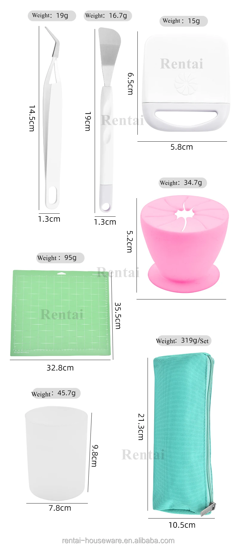 Heat Transfer Sublimation Weeding Vinyl Craft Tools DIY Kit of 6 Pieces ...