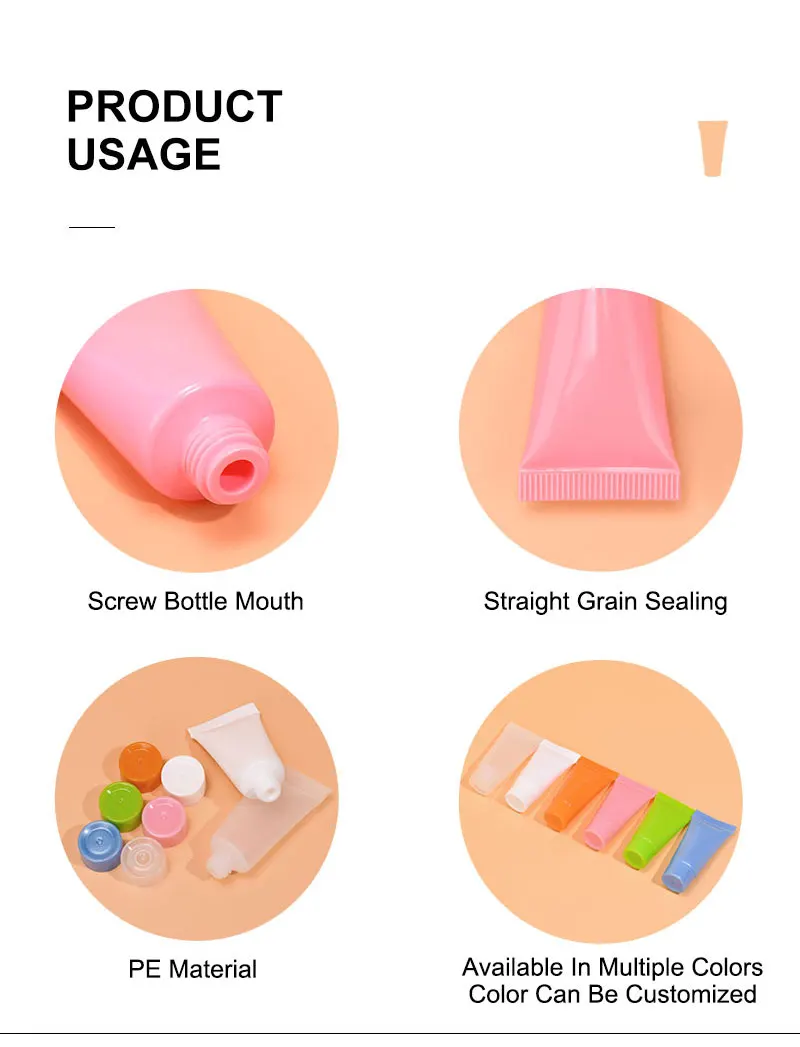 Wholesale Empty 5g Squeeze Tubes for Cosmetics & Cleaners