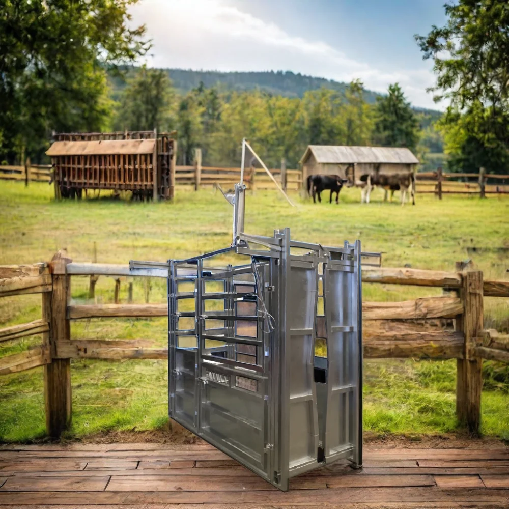 Heavy duty cattle crush squeeze chute with weighing scale| Alibaba.com