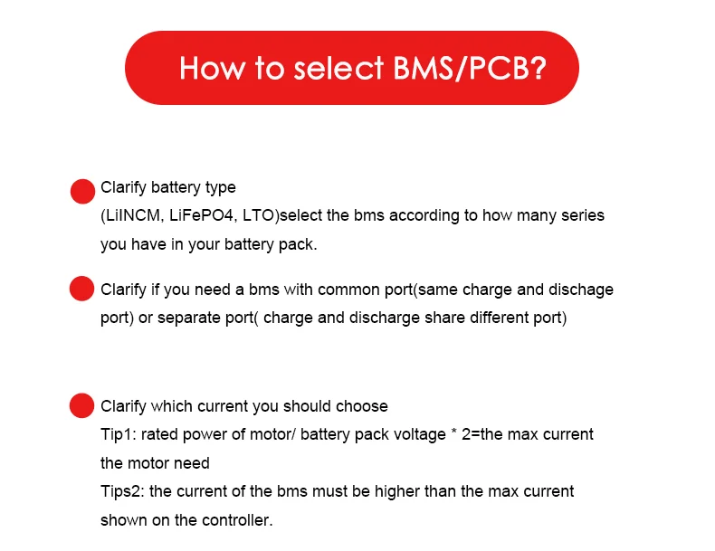 Waterproof 18650 Battery Bms 13s 48v 20a 30a 40a 50a 60a 13s 48v Bms ...