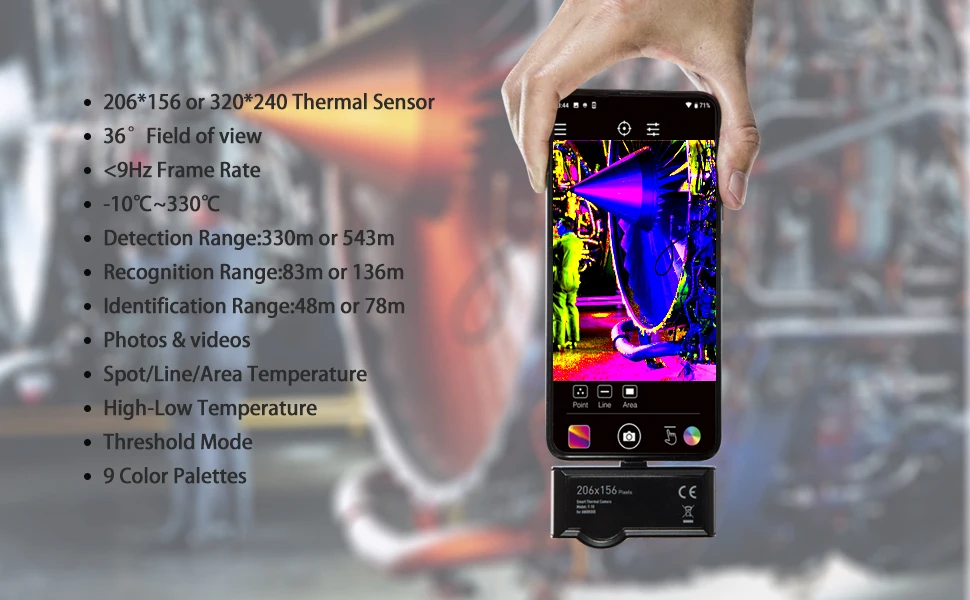 Cem T-10 Smart Phone Infrared Optics Heat Ir Cheap Best Thermal Imaging ...