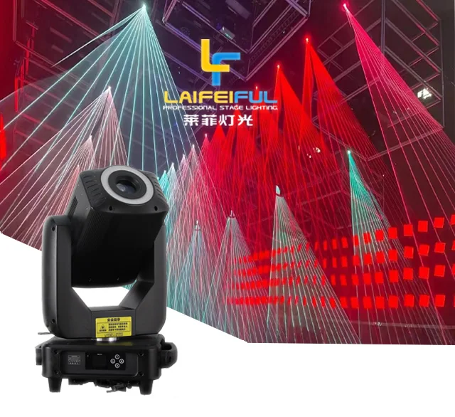 10W RGBW Laser Beam LED Stage Light Show Projector 3D Effect Moving ...