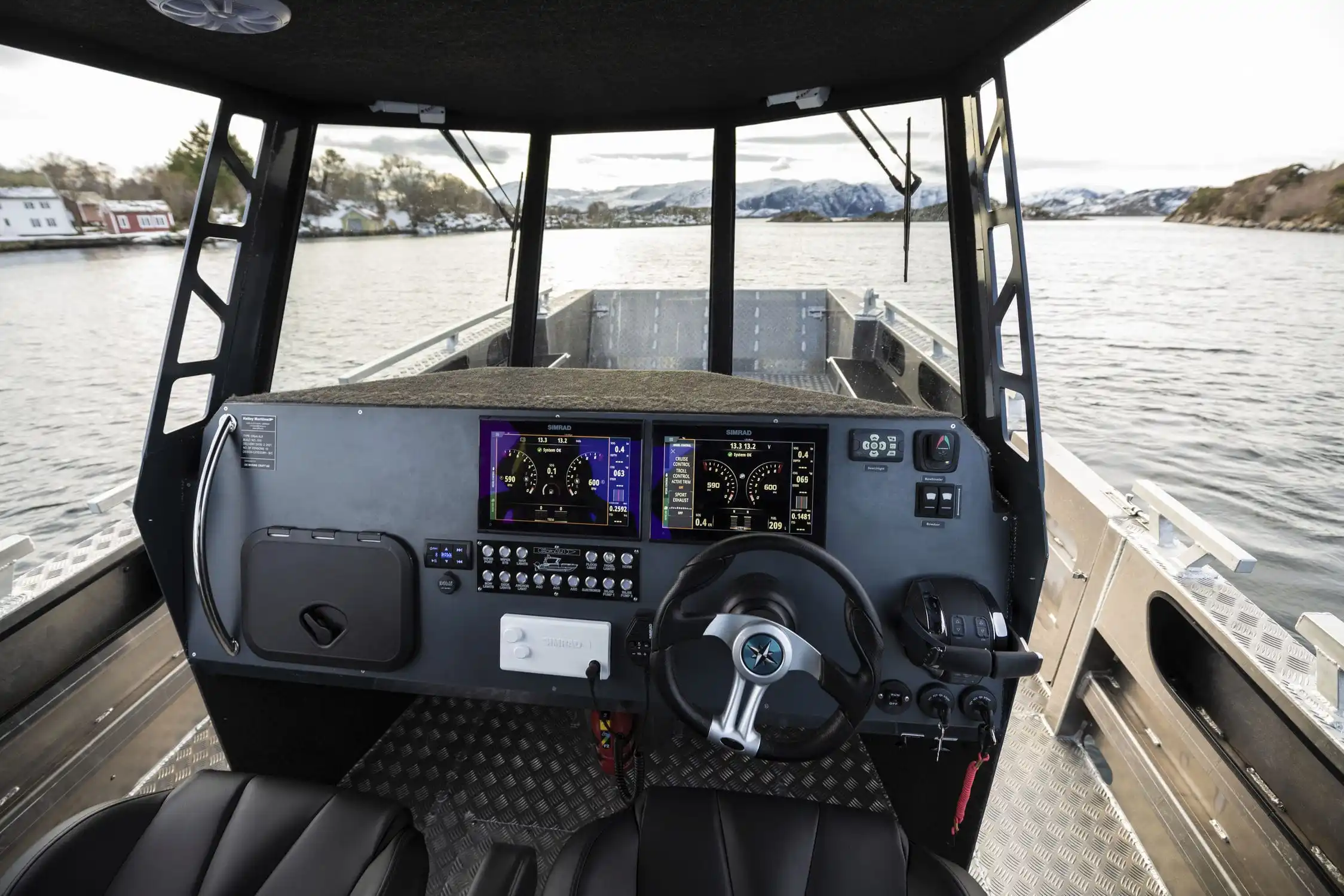 Kinocean Series Aluminum Outboard Engine Cabin Sport Boat