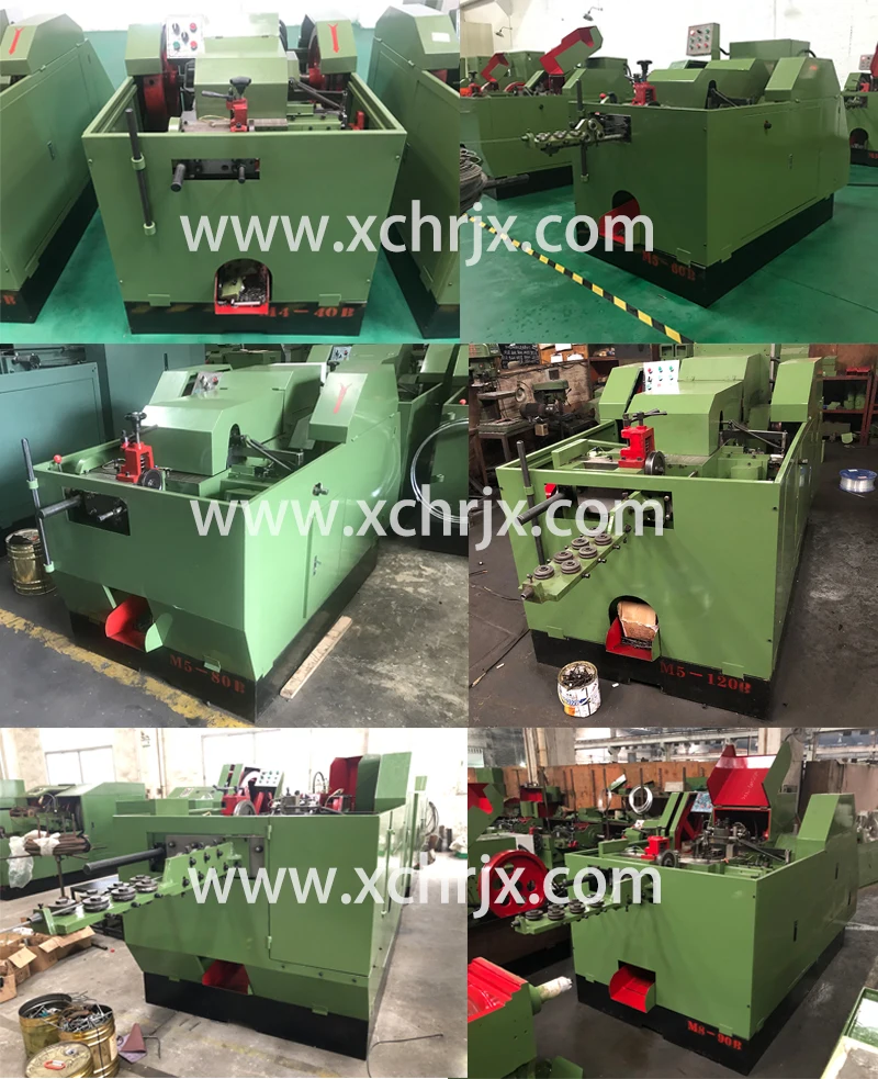 High Speed Screw Bolt Thread Rolling Machine - Double Stroke Cold ...