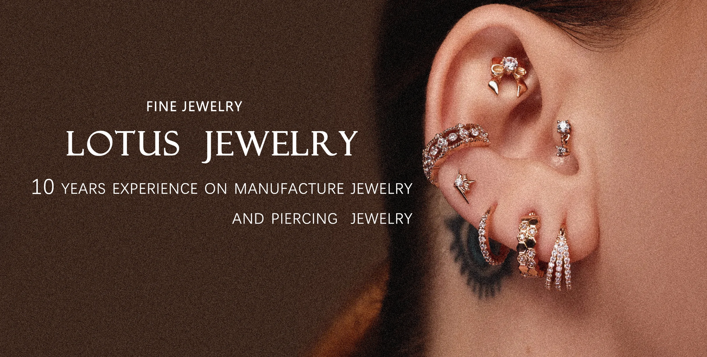 Stock Wholesale 14K Solid Gold Cubic Zircon High Quality Threadless ...