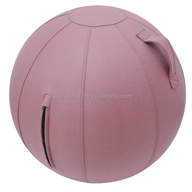 Premium Quality Scratch-resistant Linen 65cm Balance Fitness Yoga Ball ...