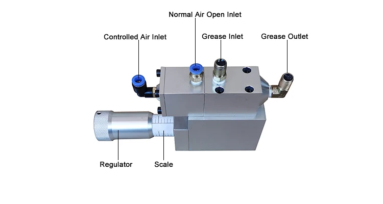 High Pressure Pneumatic 50g Dispense Metering Valve To Grease - Buy ...