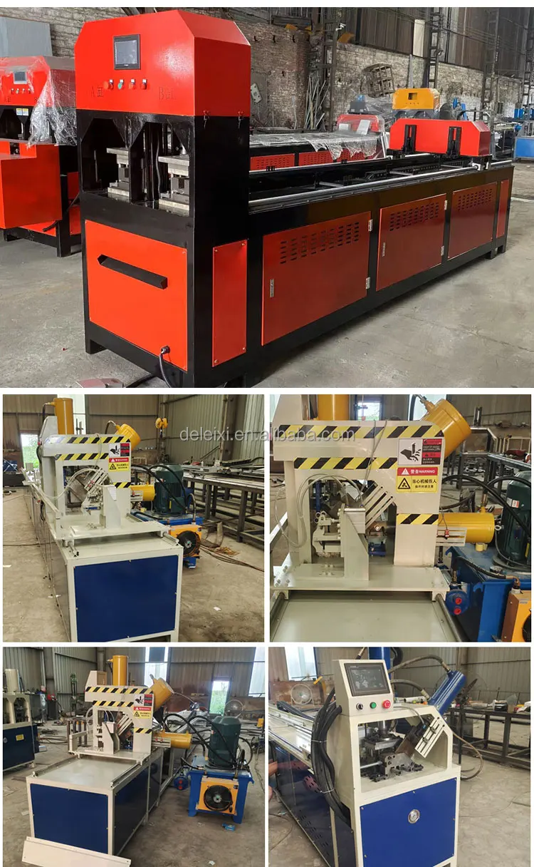 Hydraulic Angle Cutter 90 Degree Steel Pipe Hole Cutting Machine