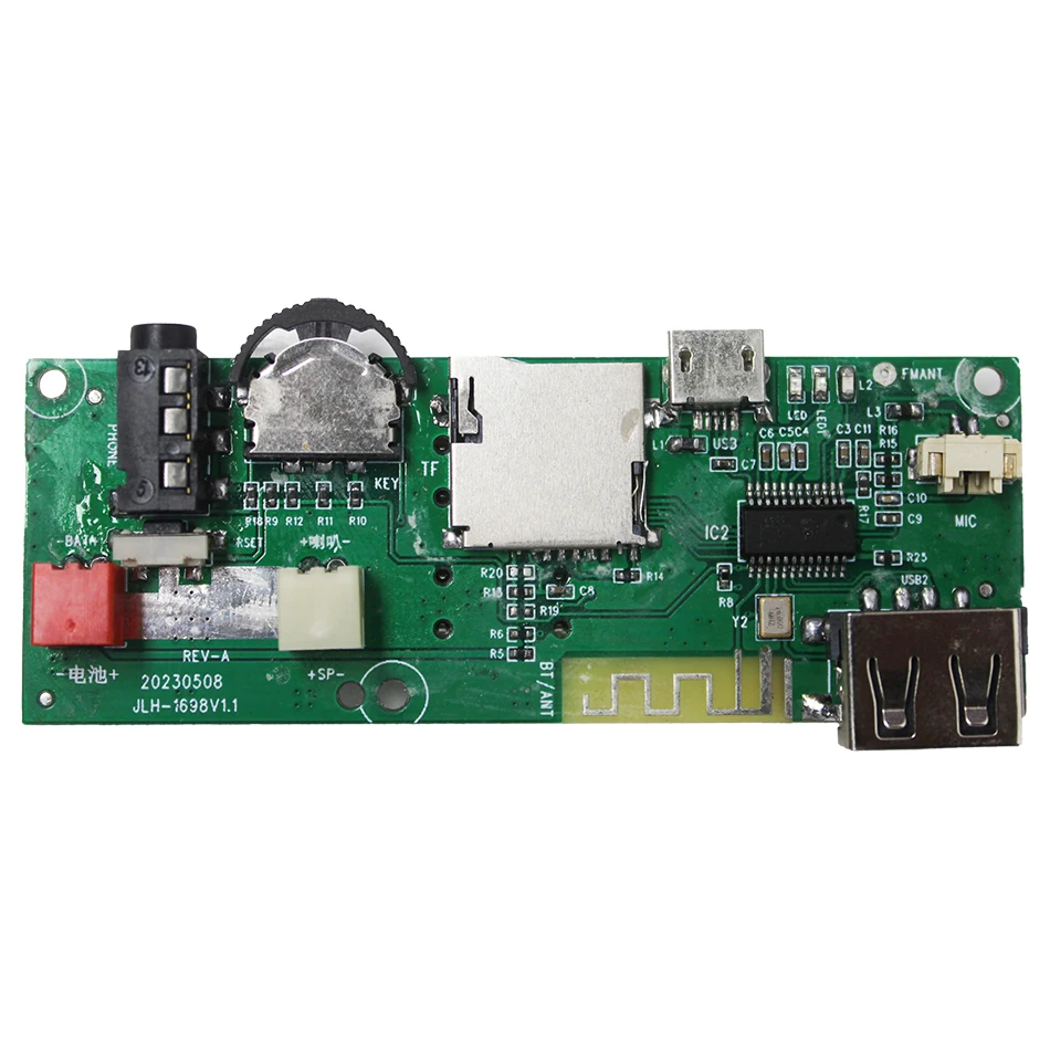 bluetooth Mp3 Decoder Board PCB Stereo Audio Module Speaker Amplifier ...
