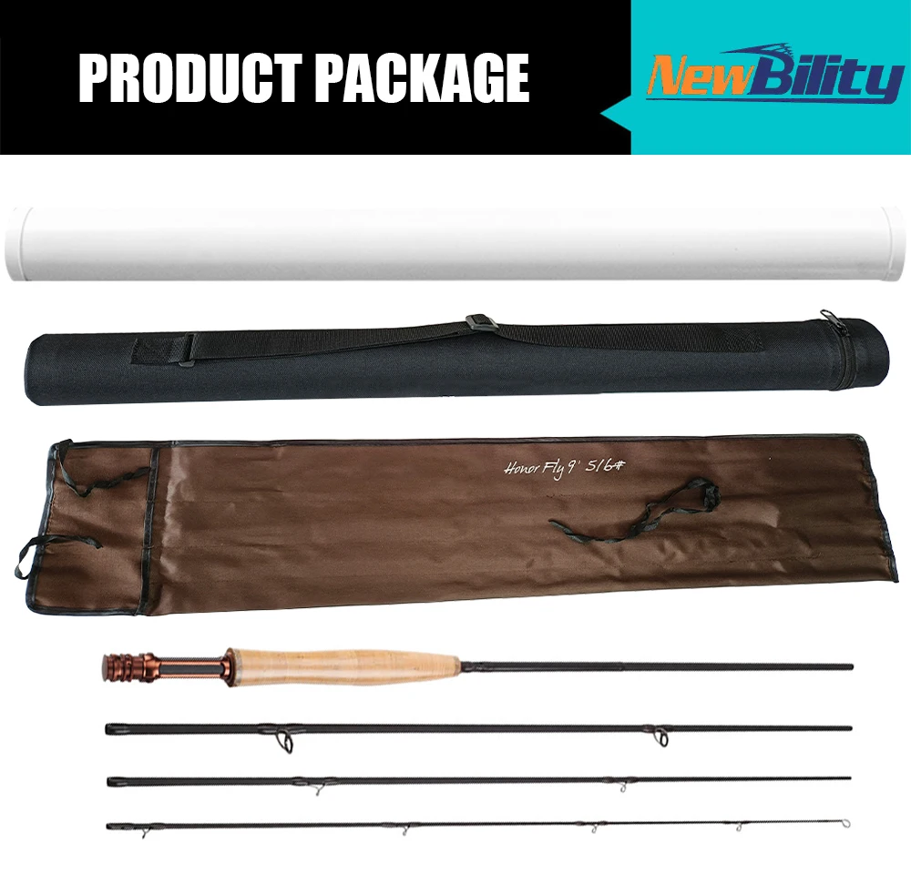 Newbility Fly Fishing Combo - Premium Toray Carbon Rods