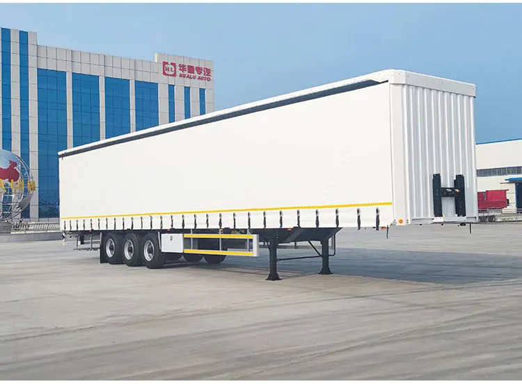 3 Axles Van Truck Trailer - Enclosed Box Cargo Transport
