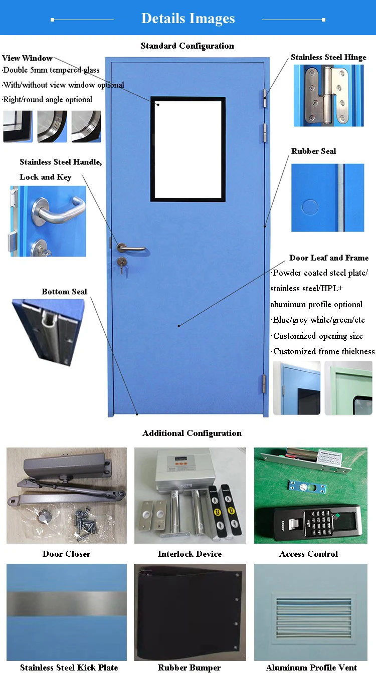 Gmp Pharmaceutical Door For Clean Room - Buy Door For Clean Room ...