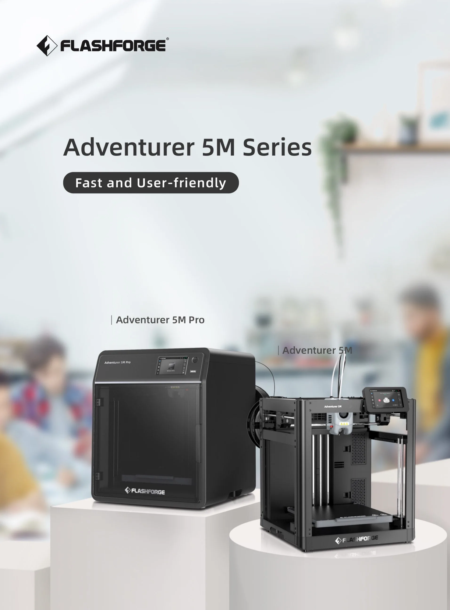 Flashforge Adventurer 5M Pro 3D Printer - Precision & Speed