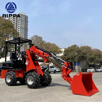 Rippa Telescopic Loader 1 Ton 2 Ton 3 Ton Mini Wheel Loader Price - Buy Telescopic Loader,Mini ...
