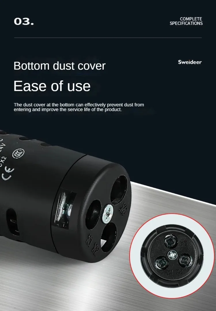 LED Red Green Dual Color Indicator Light for Mechanical Equipment