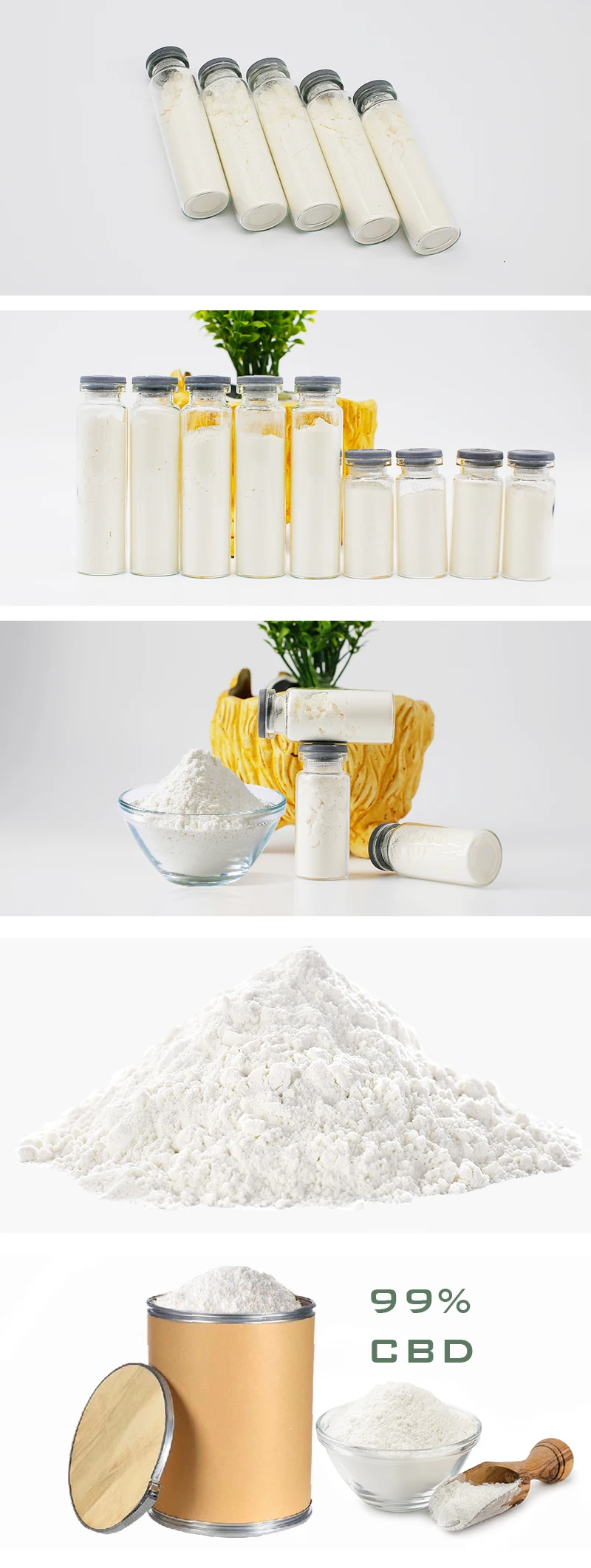 Wholesale High Quality Hemp Isolate White And Off-white Cbd Isolate ...