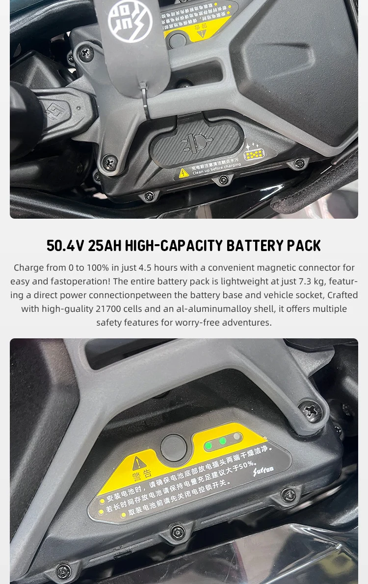 Sur Ron Hyperbee Electric Motorcycle 5000W Power and Smart Recovery for ...