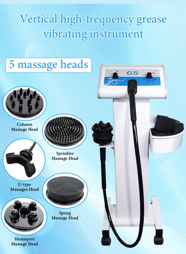 New Product Electric Full G5 Vibrator 5 Heads Massage Weight Loss Detox ...