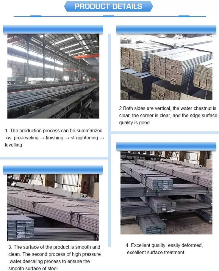 Q235b Q345b Ss400 S235jr Hot Rolled Steel Flat Bars China Supply High ...