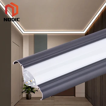 High Quality Flexible Curved Bendable Channel Aluminium Led Ceiling ...