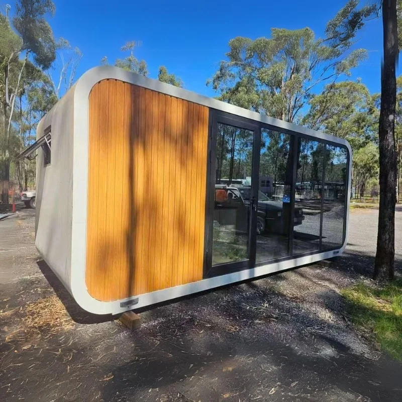 FMX 40ft Expandable Container Cabin Transparent Steel and Sandwich ...