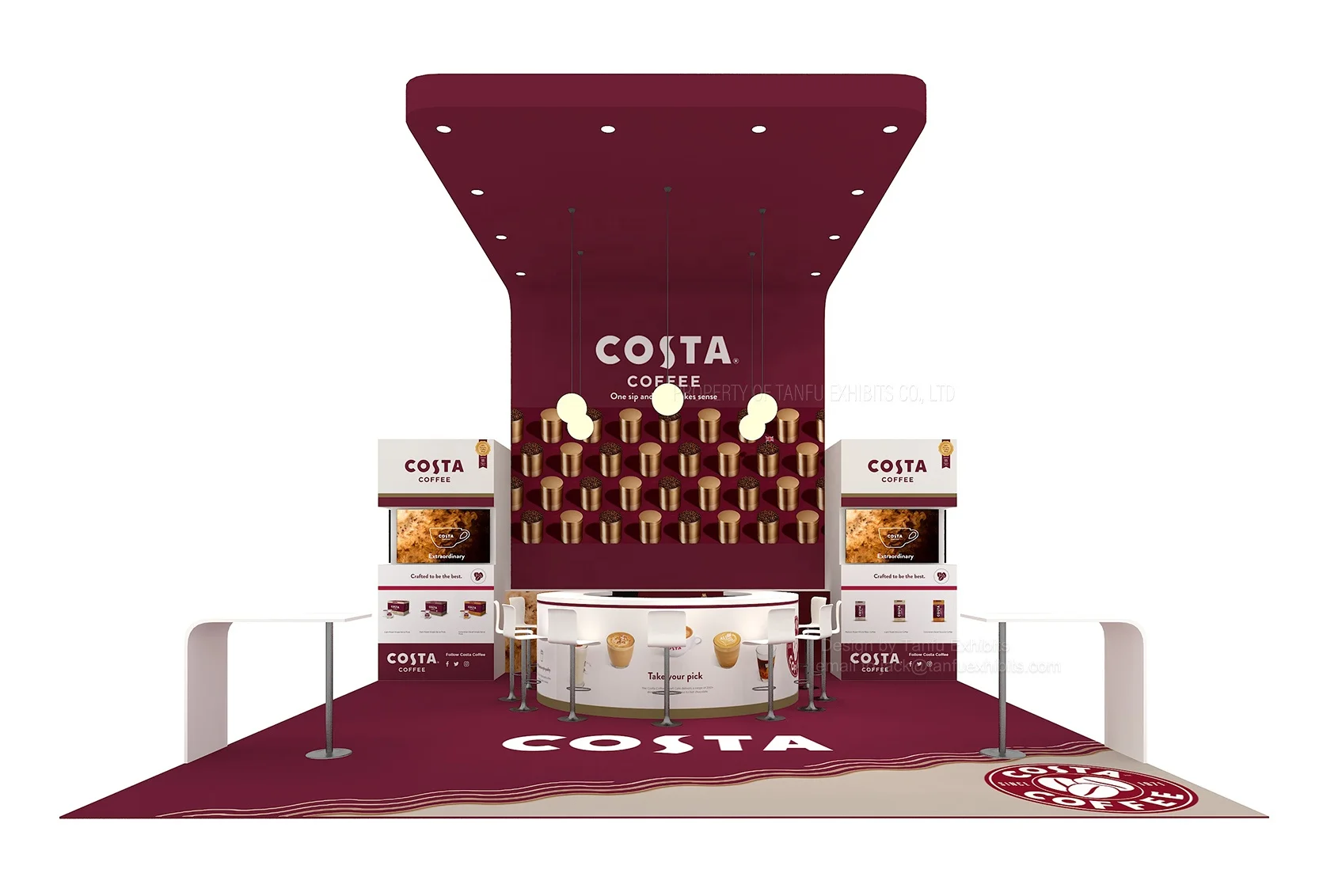 Custom Manufactured Modular System Exhibition Booth Event Booth ...