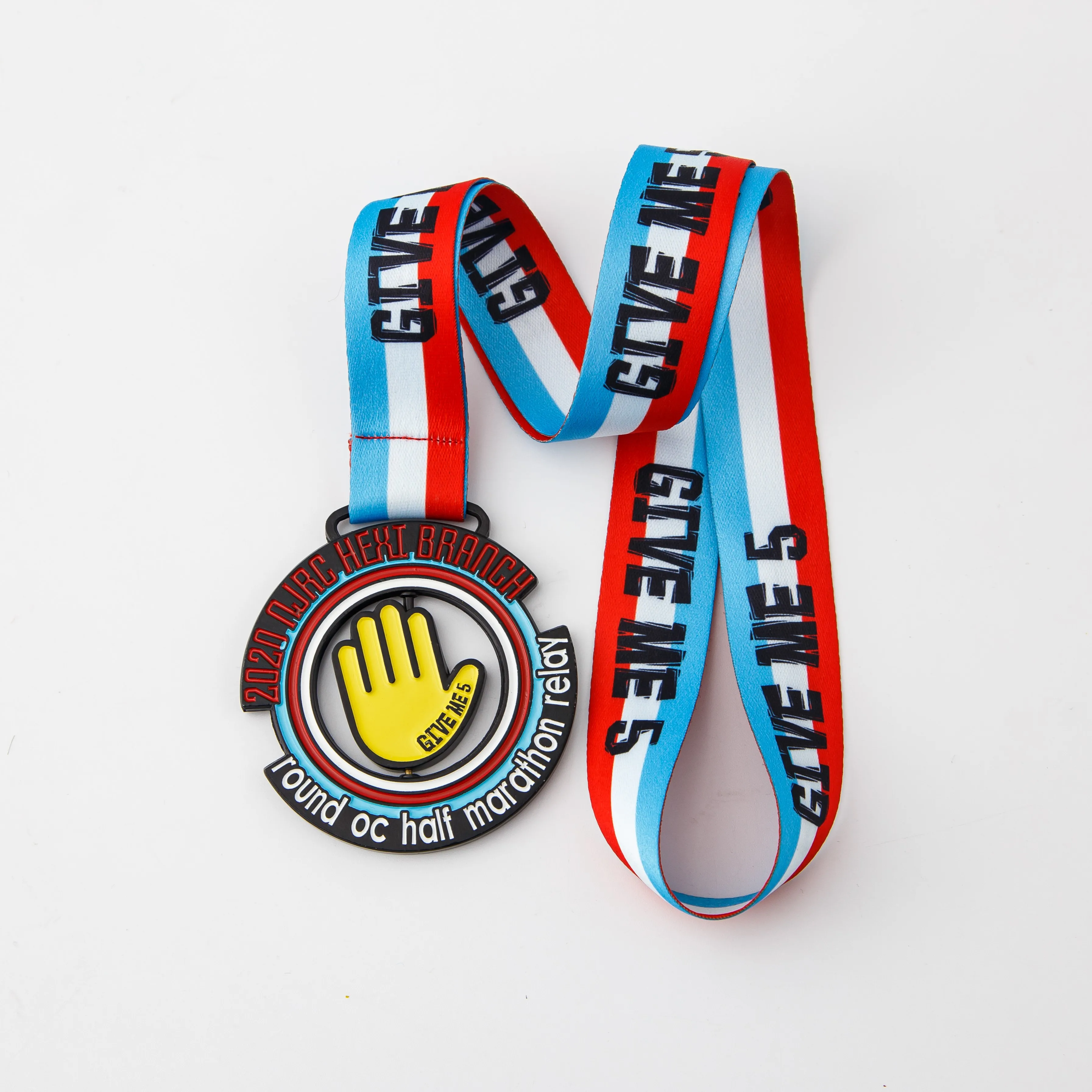 Black Plating Rotary Marathon Running Sports Metal Medal Customization ...