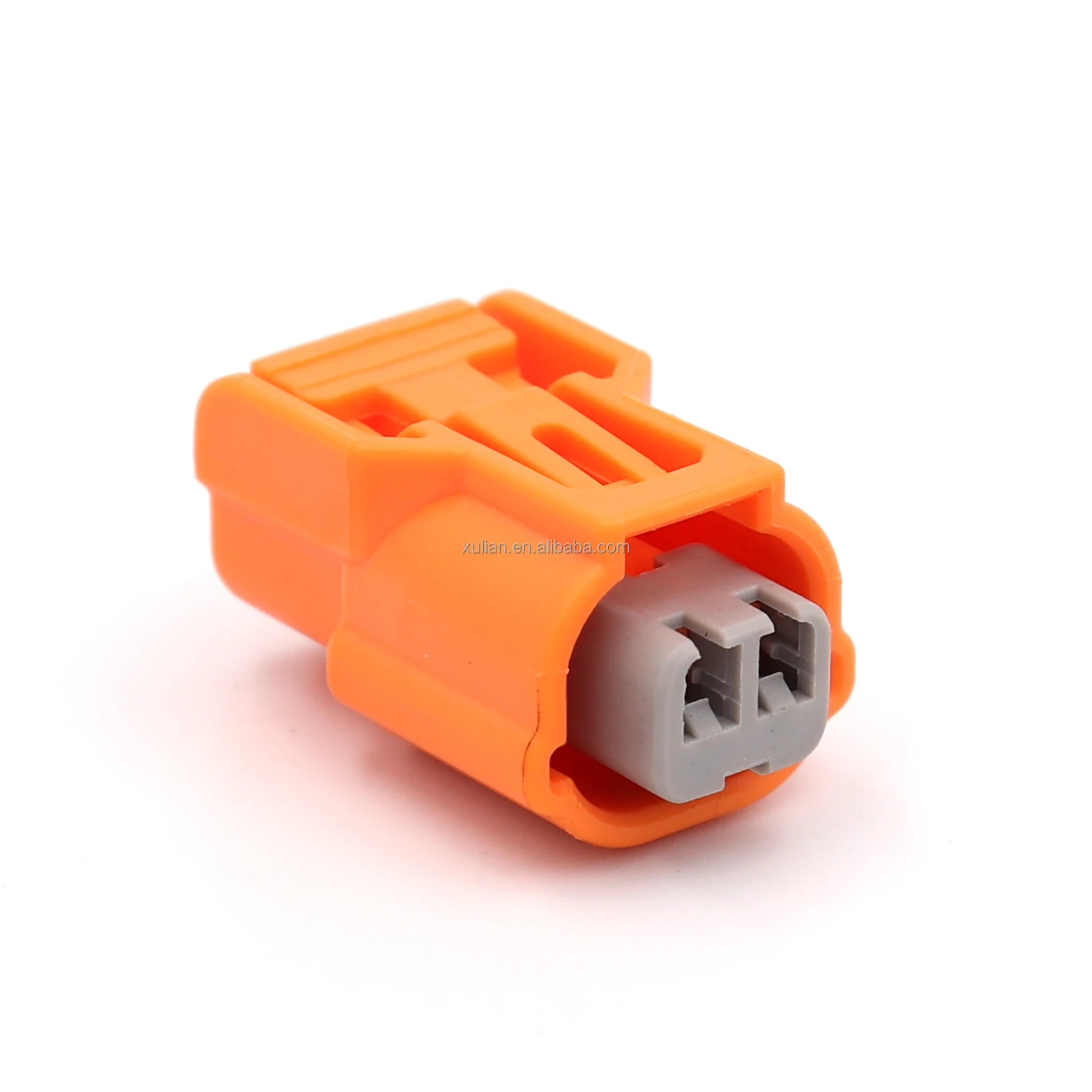 2 Pin Black Female Waterproof Car Connector Black Orange Grey Housing ...